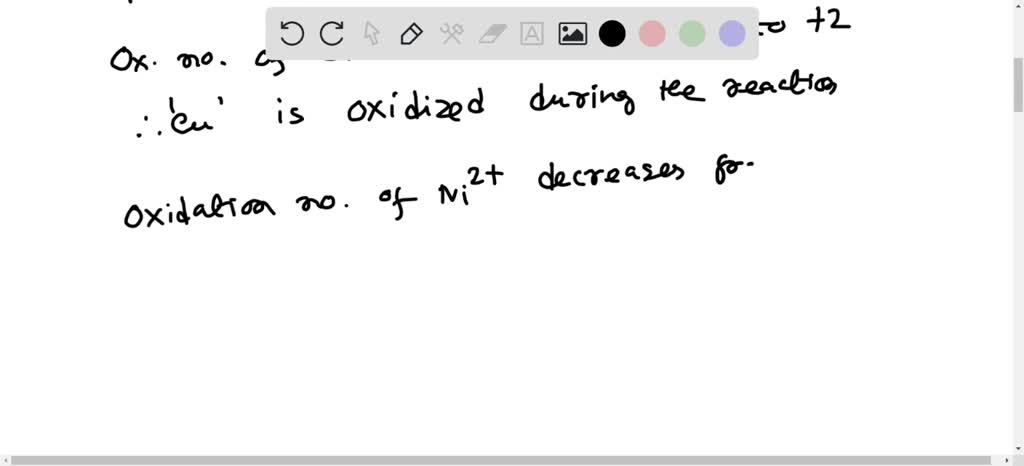Solved In The Following Reaction Label What Is Being Reduced What Is