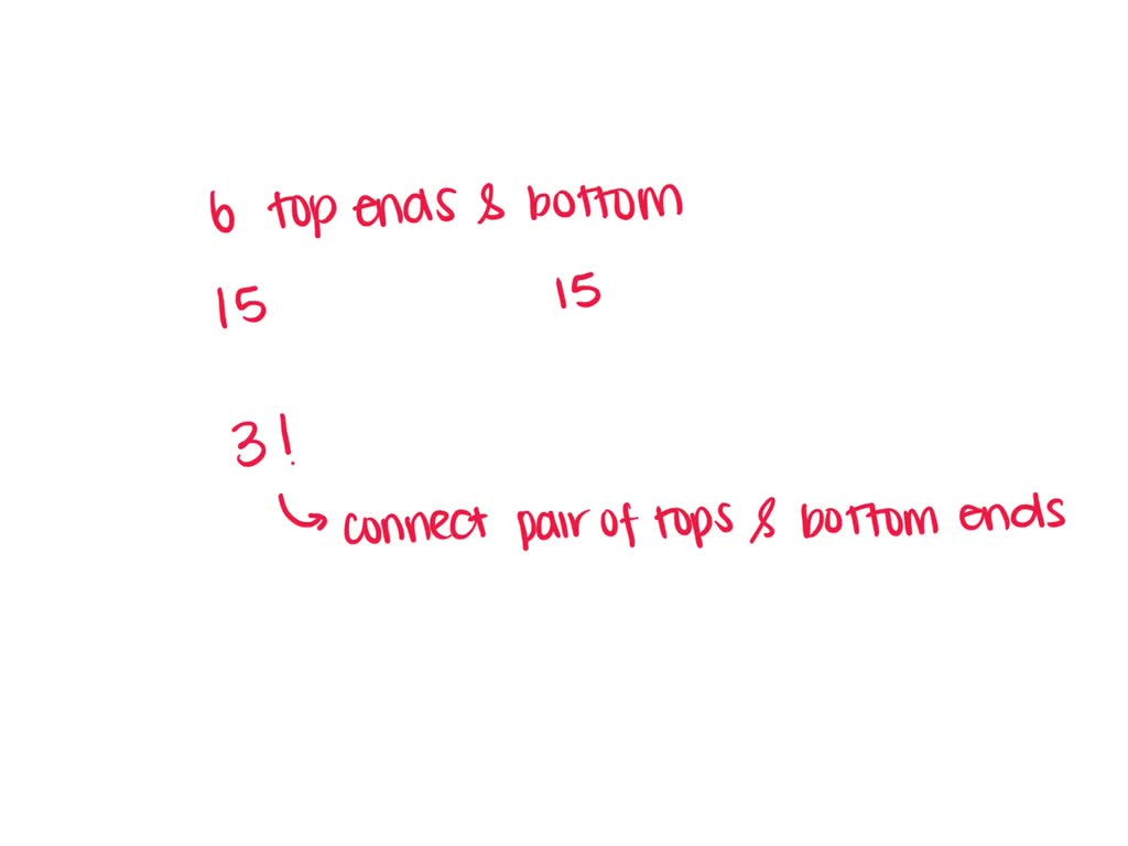 You have six identical pieces of rope. The top ends of the ropes are ...