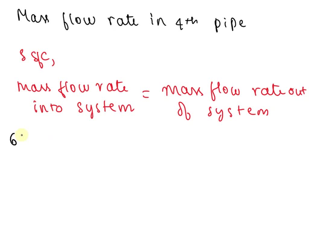 SOLVED: 5.2C Water flows steadily into and out of the system with four ...
