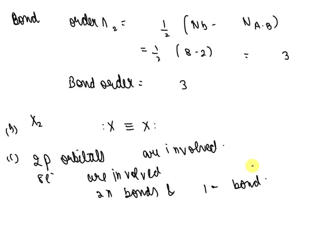 SOLVED: Text: Element X is a nonmetal. The molecular orbital diagram ...