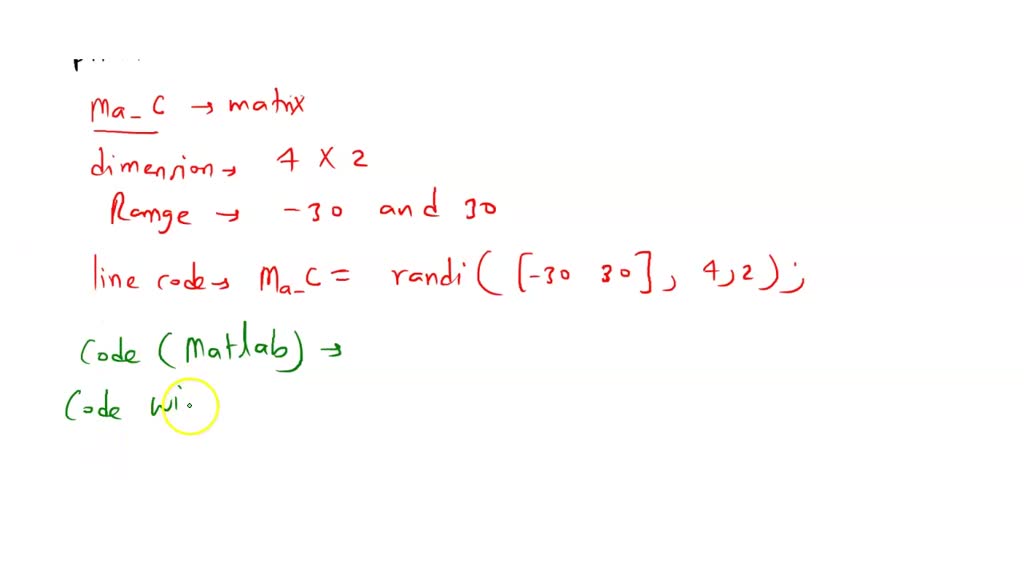 Solved Write R Code That Will Create The 6x6 Matrix Any Random Elements Of A And The 6x3