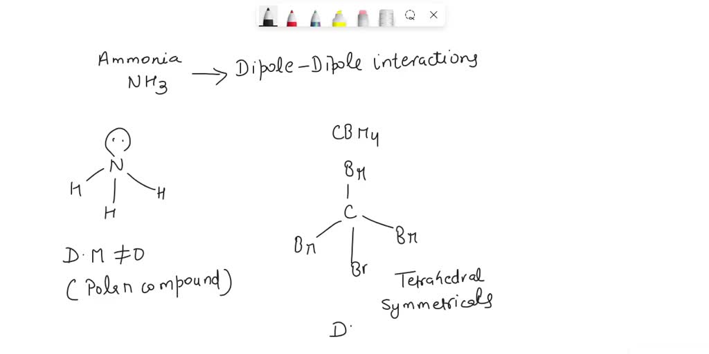 SOLVED: What types of intermolecular forces exist between NH3 and N2S ...