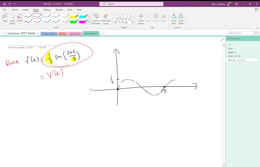 SOLVED: Breathing is cyclic and a full respiratory cycle from the ...