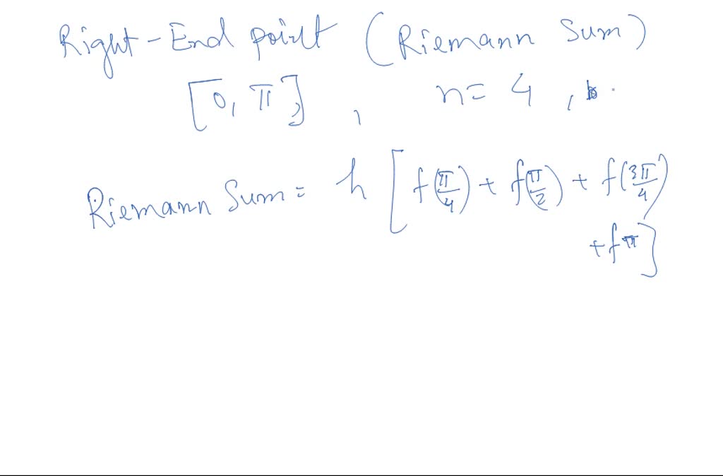 SOLVED: b) The rectangles in the graph below illustrate right endpoint ...