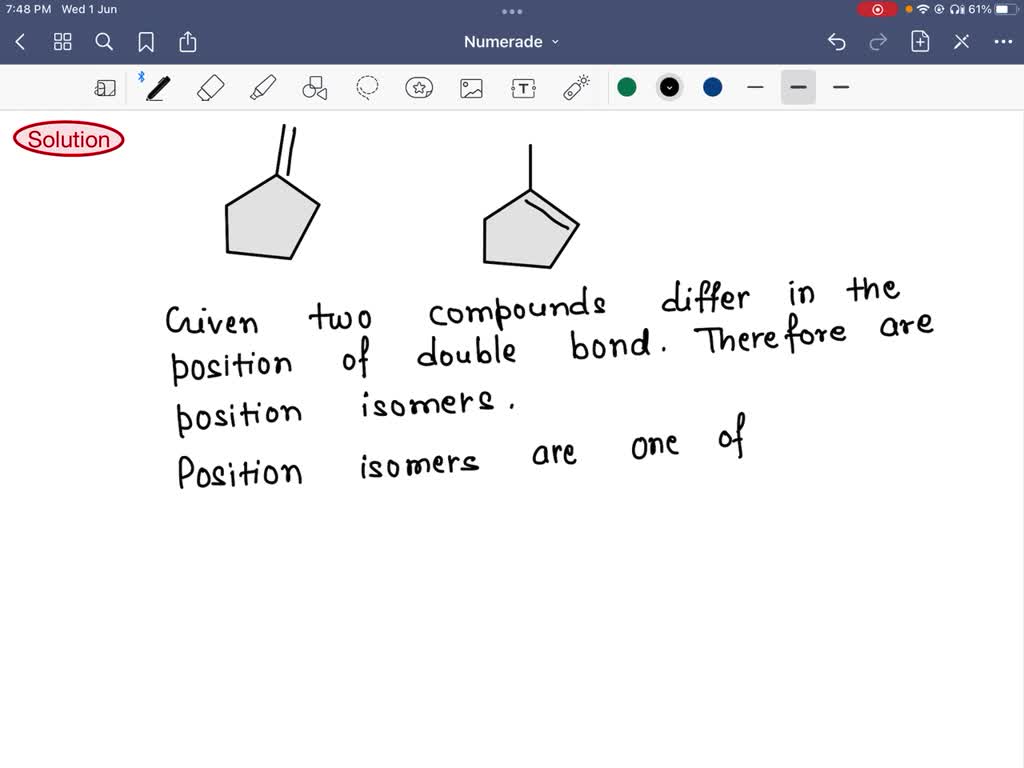 SOLVED: What is the relationship between the two molecules shown below ...