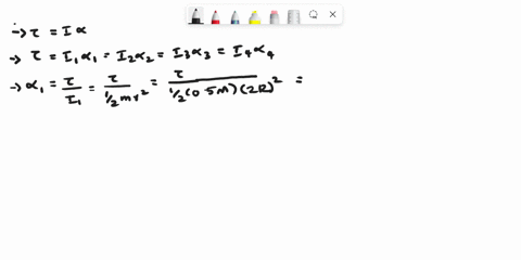 Rotational kinematics torque and moment of inertia 1 when...