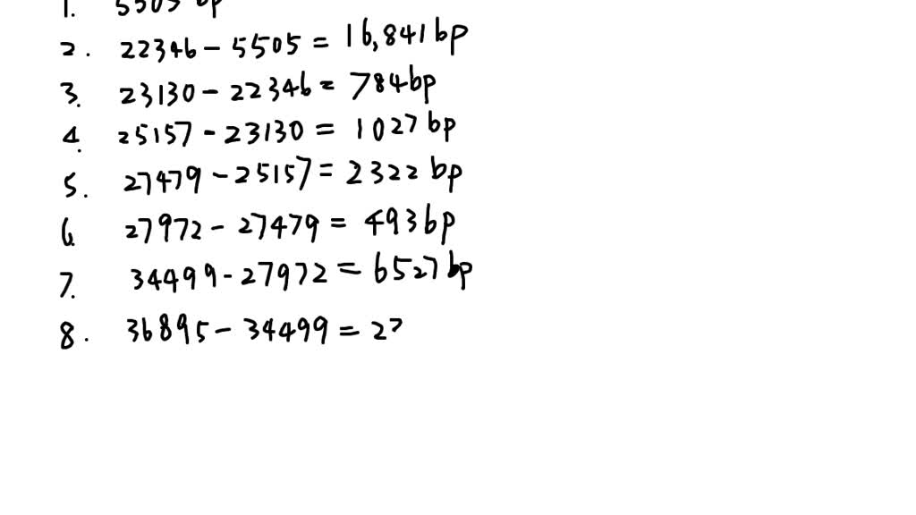 SOLVED: 1. NheI 2. BamHI and PciI 3. EcoRV and DraIII 4. ClaI, XhoI ...