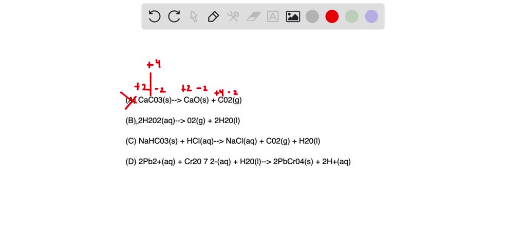SOLVED: Which is an example of an oxidation-reduction reaction? (A ...