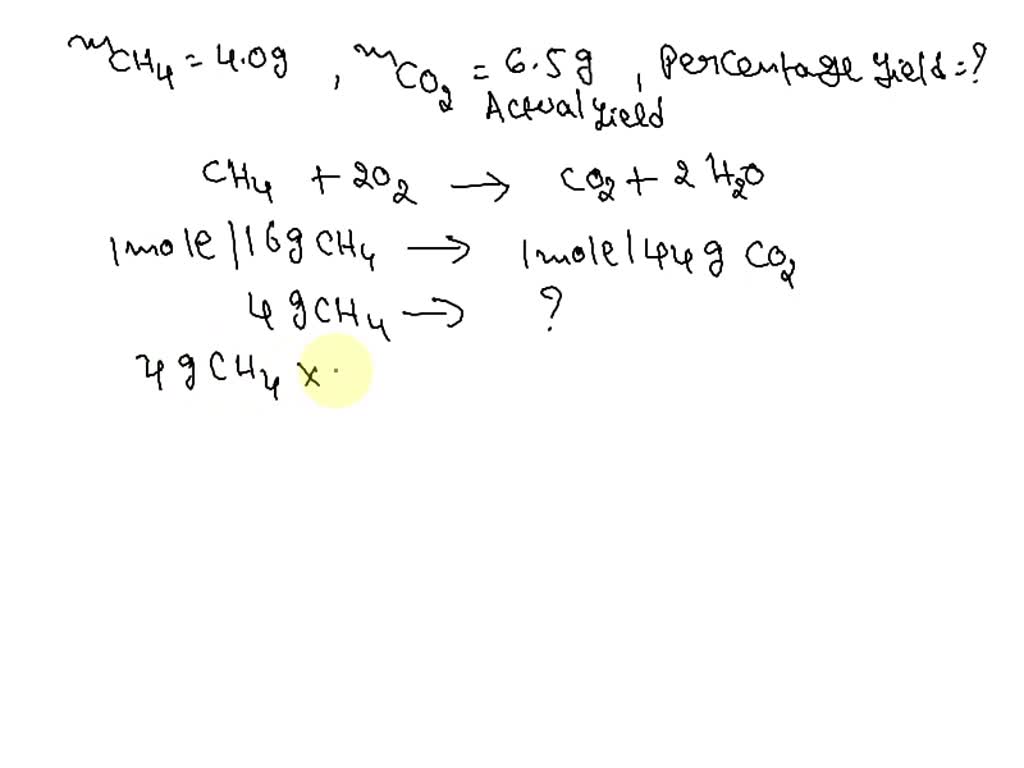 SOLVED: 4.0 g of methane burns in air (excess oxygen) to produce 6.5 g ...