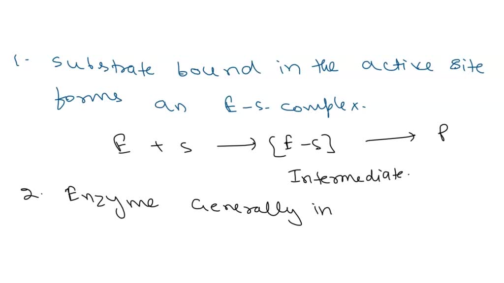 Solved Which Of The Following Statements Is Not True About Enzymes