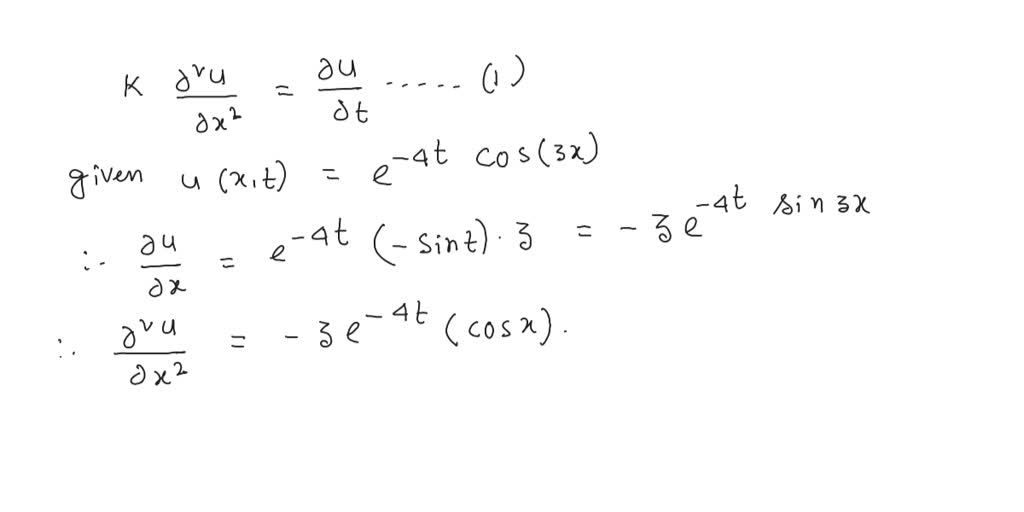 SOLVED: The two-dimensional unsteady heat conduction equation in ...