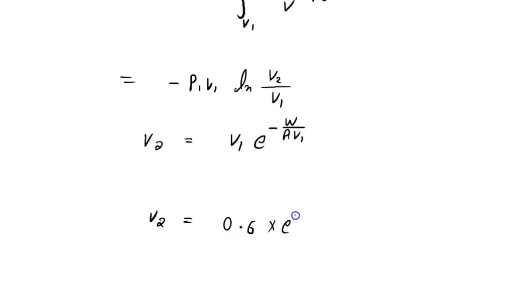 SOLVED: An ideal gas contained in a piston–cylinder device undergoes an ... SOLVED: An ideal gas contained in a piston–cylinder device undergoes an ...