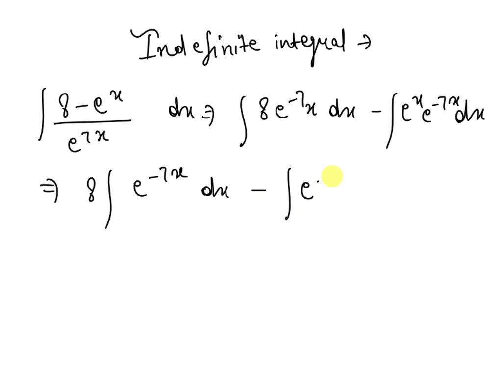 SOLVED: i dont have the answer Determine the following indefinite ...