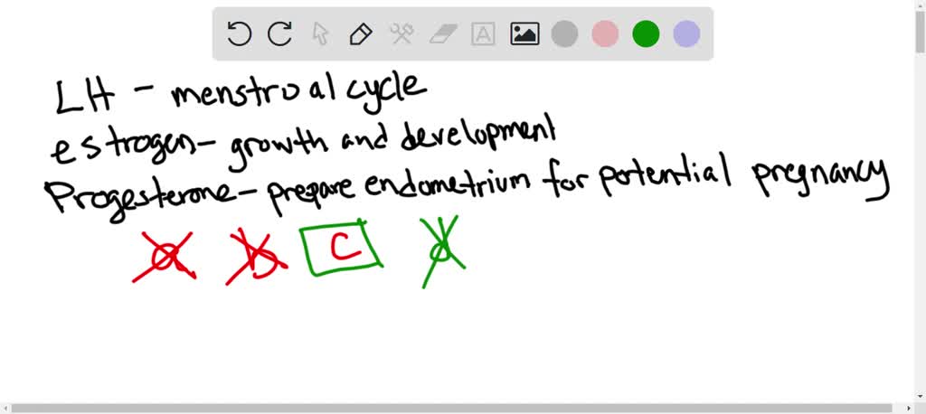 SOLVED: The cause of menses in the uterine cycle appears to bea ...