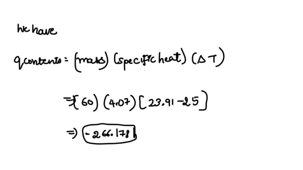 SOLVED: A coffee cup calorimeter initially contains 255 g H2O at `1`4 C ...