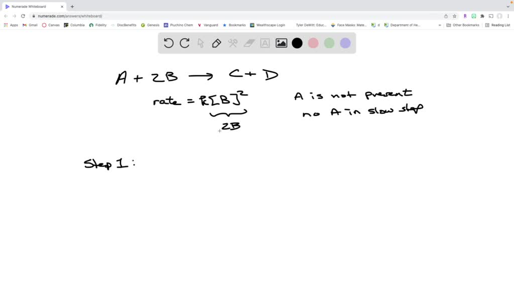 SOLVED: Propose a plausible two-step mechanism for the reaction given ...