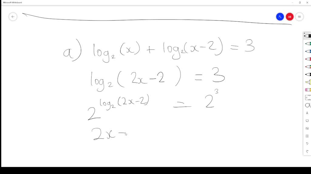 SOLVED:Solve the following logarithm, equation and inequality.