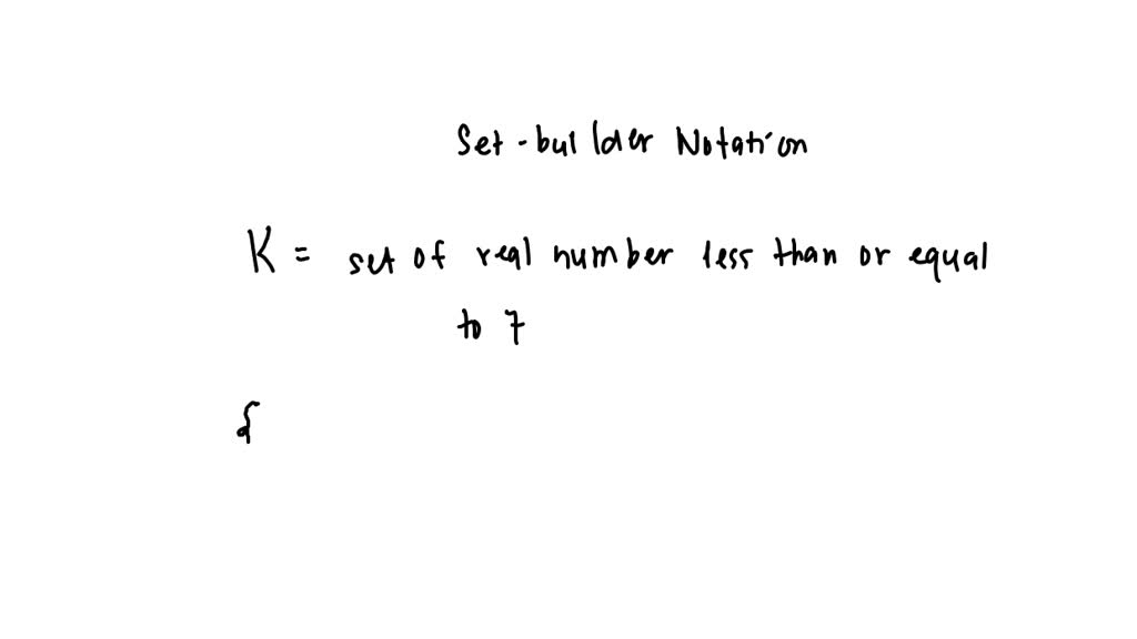 Solved Use The Variable X To Write The Set In Set Builder Notation