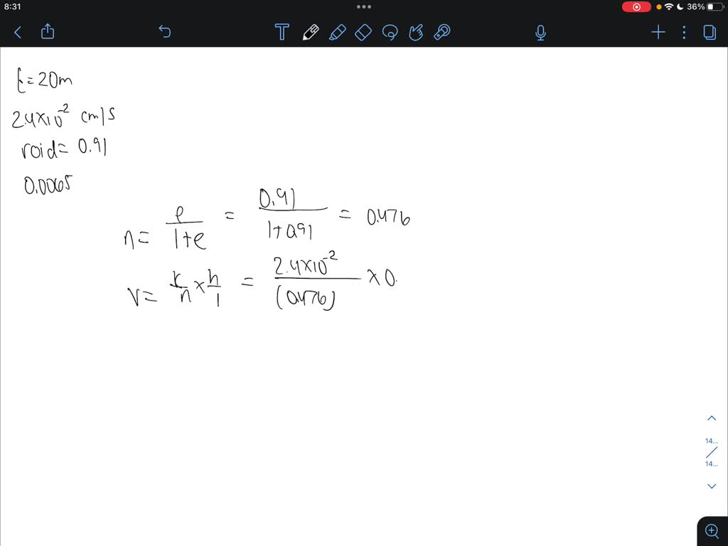 SOLVED: A 20 m thick sandy confined aquifer has a hydraulic ...