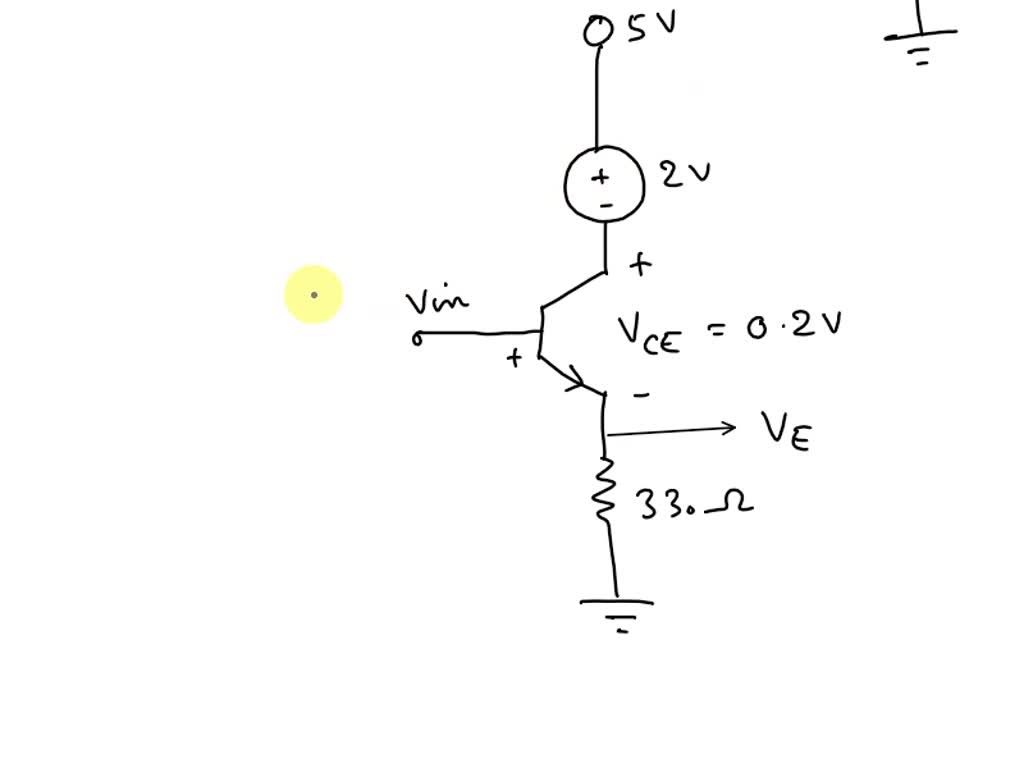 SOLVED: A transistor-LED circuit is as shown below. Assume that there ...