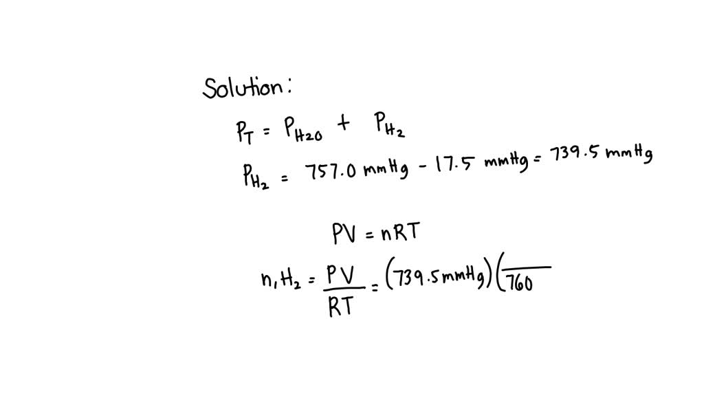 SOLVED: Zinc metal reacts with excess hydrochloric acid to produce ...