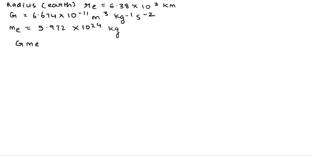 SOLVED: Perhaps the most common gravitational calculation is to ...