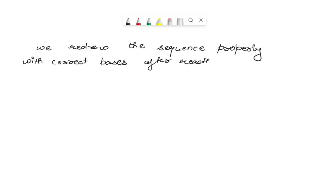 SOLVED: Shown below are two DNA molecules that are partially single ...