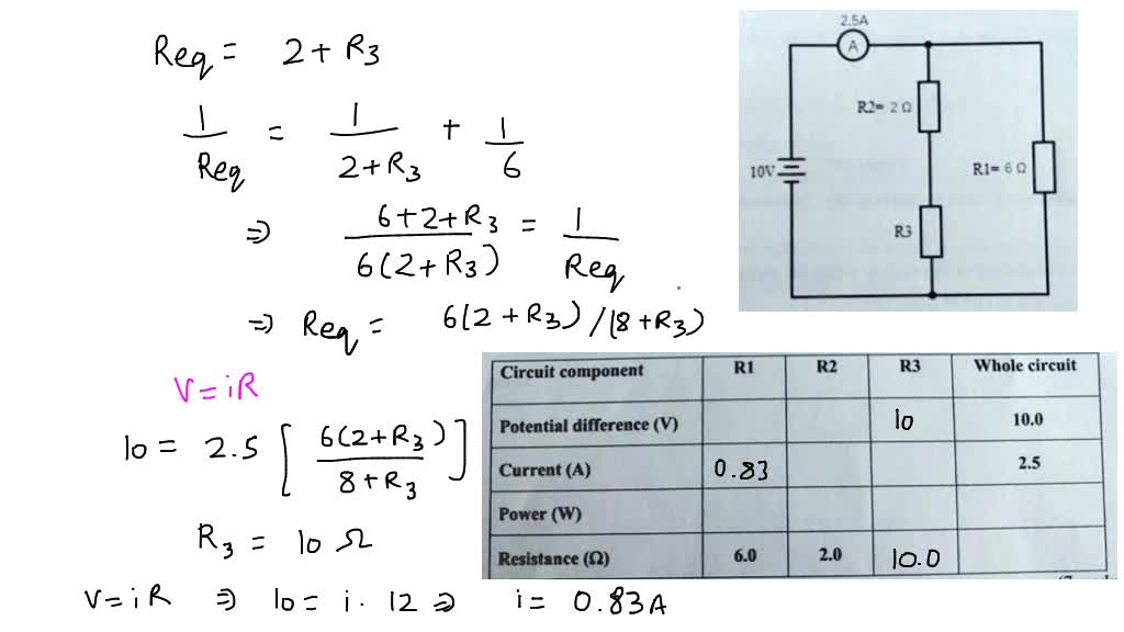 SOLVED: BS Figure B8 shows an electrical circuit and the internal ...