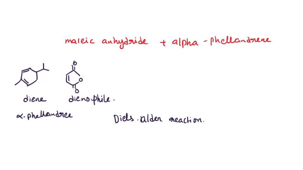 SOLVED: What is the balanced equation for the reaction of maleic ...