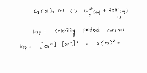 13 solubility product formation constant in this experiment...