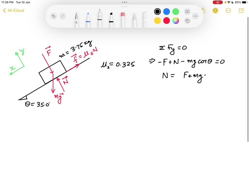 Solved The Coefficient Of Static Friction Between The M 3 75 Kg