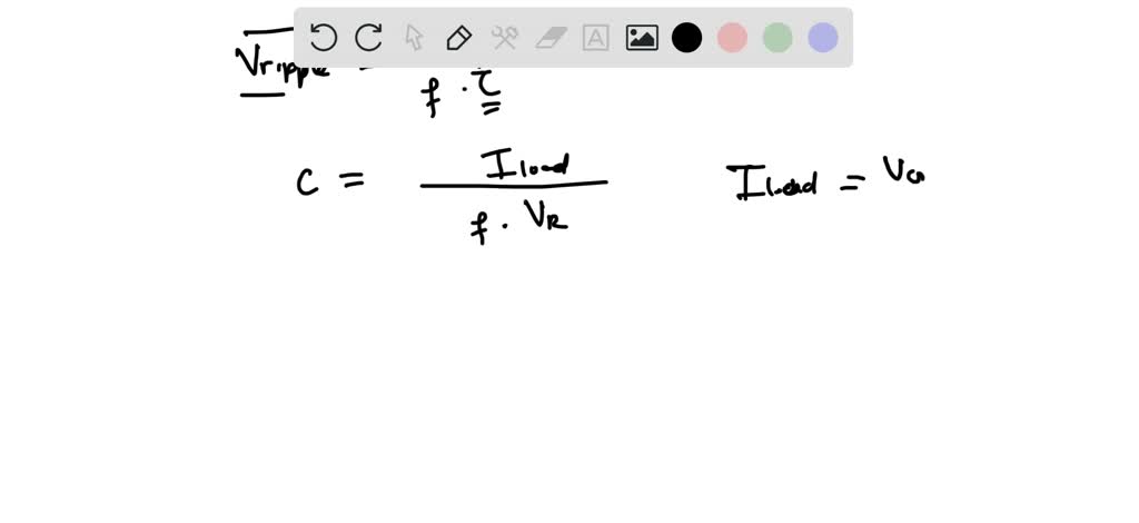 SOLVED Calculate The Size Of The Filter Capacitor Needed To Obtain A solved-calculate-the-size-of-the-filter-capacitor-needed-to-obtain-a