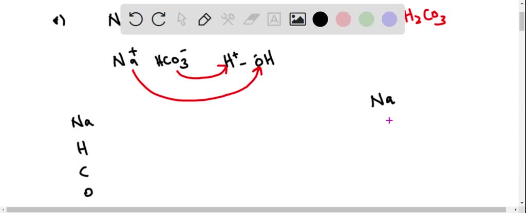 SOLVED: Write the Ka and Kb reactions of NaHCO3