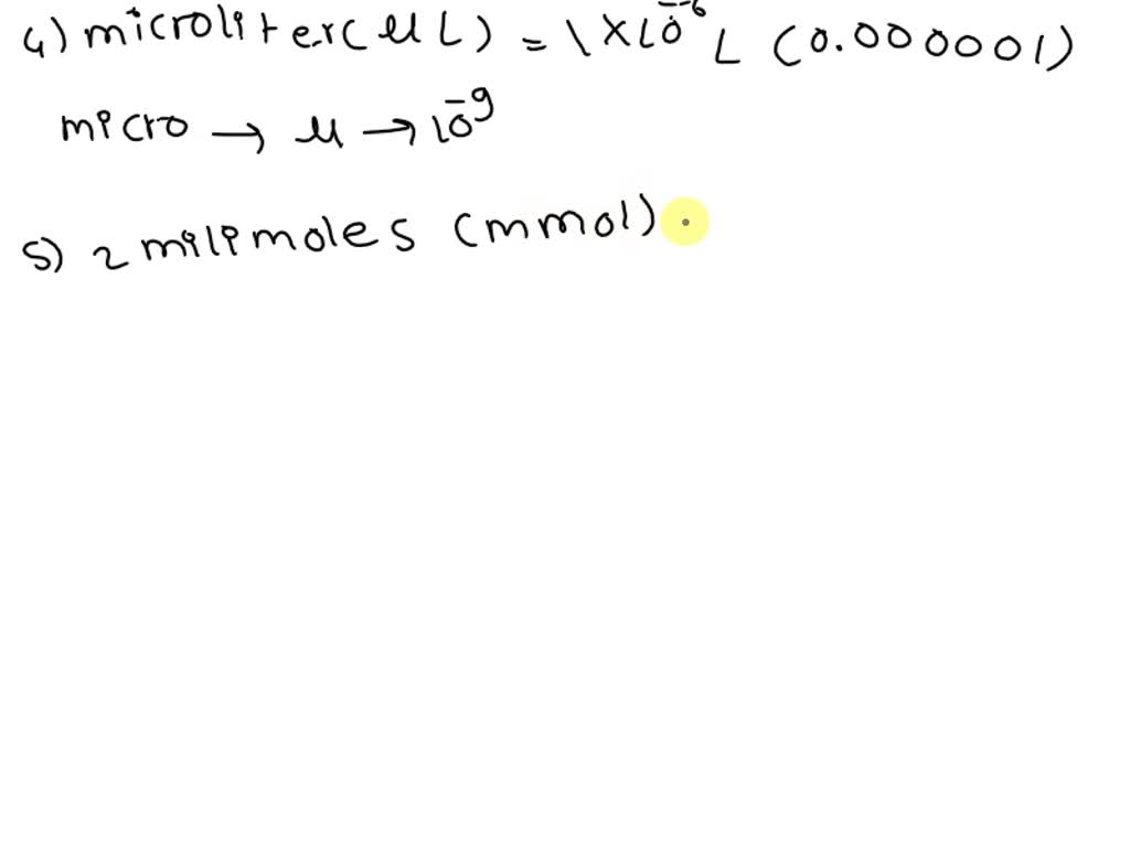 SOLVED: Some Prefixes for Powers of Ten Used with "Metric System (cgs ...
