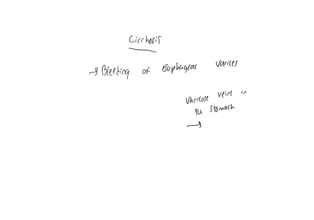 Which is a sign of hepatic encephalopathy in a patient with cirrhosis ...
