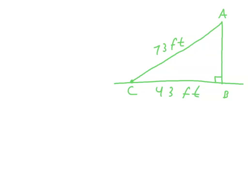 SOLVED: A 73-foot rope from the top of a circus tent pole is anchored ...