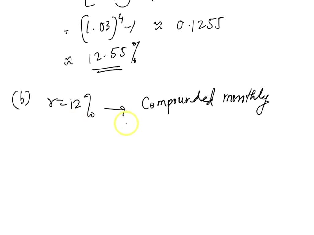 SOLVED: Find and interpret the annual yield corresponding to the given ...