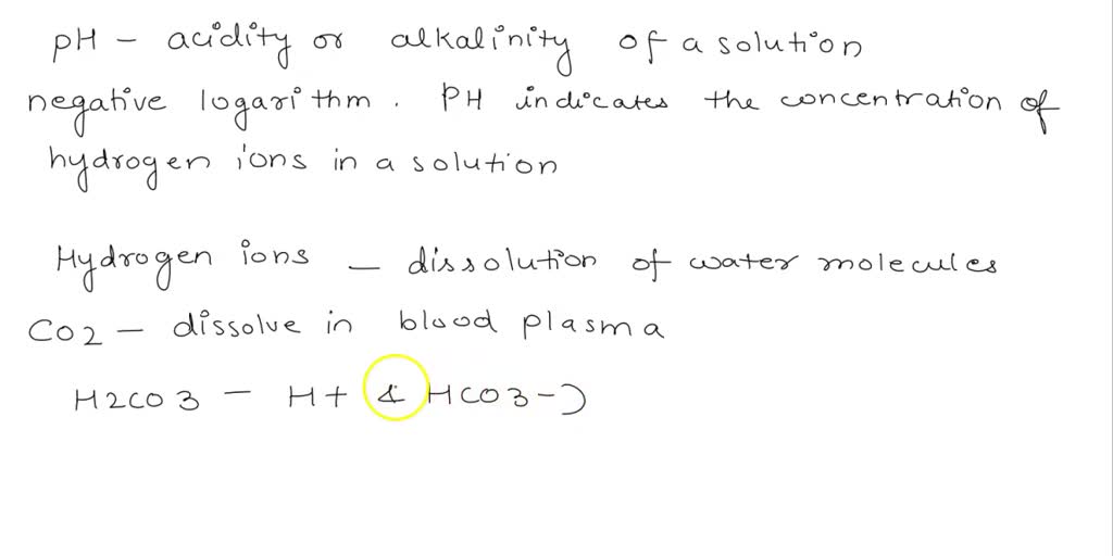 SOLVED: Explain the relationship between pH and hydrogen ion ...
