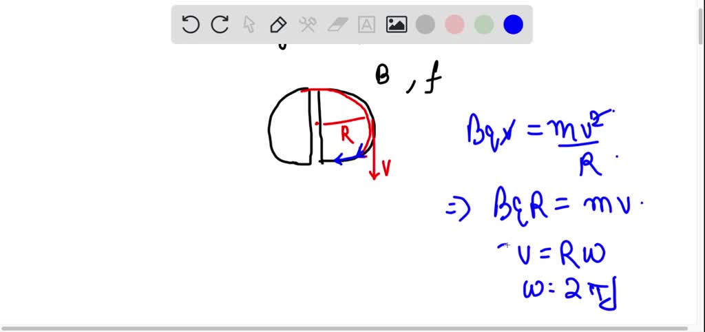 SOLVED: A cyclotron operates with a given magnetic field and at a given ... SOLVED: A cyclotron operates with a given magnetic field and at a given ...