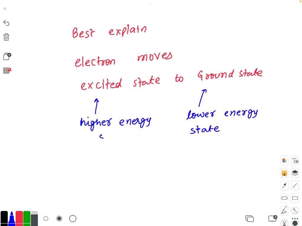 SOLVED: AN ELECTRON JUMPS energy levels, from a higher level to a lower ...