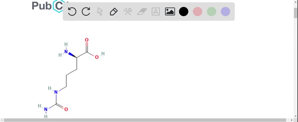 SOLVED: The citrulline isolated from watermelons has the structure ...