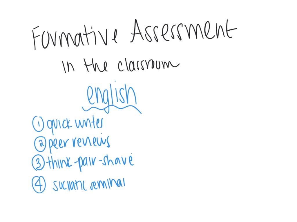SOLVED: Examples of formative assessment for the English subject form 3 ...