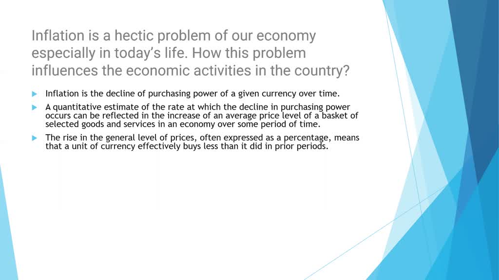 SOLVED: The Canadian annual inflation rate exceeds the annual increase ...