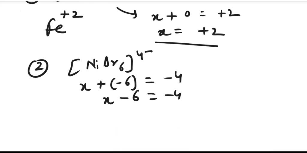SOLVED: Determine the oxidation state of the bolded atom in the ...