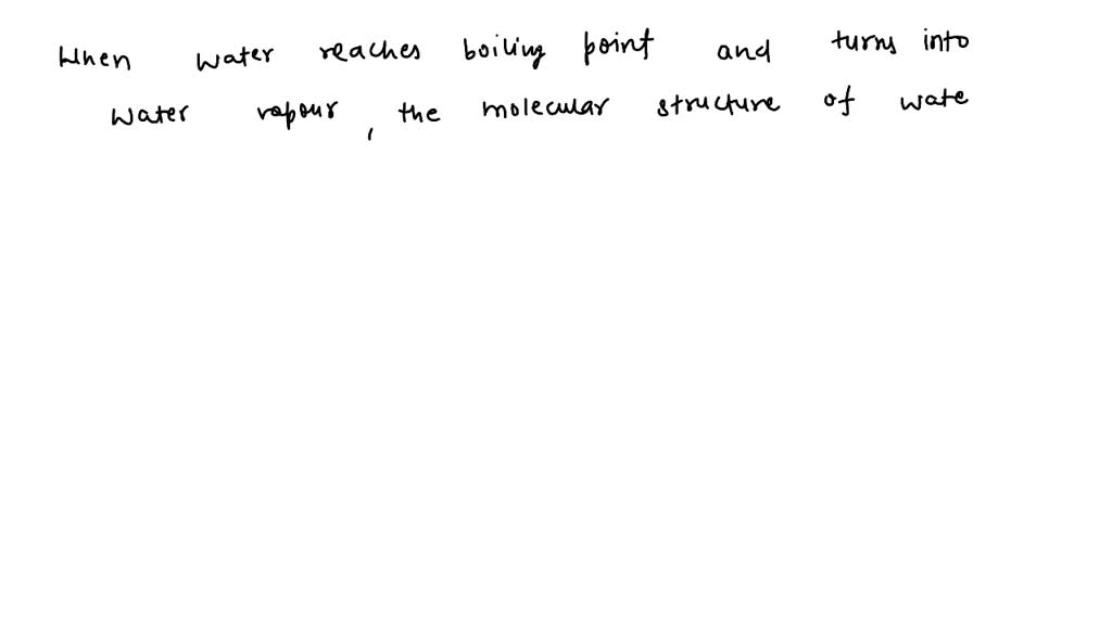 SOLVED: The molecular structure of water contains two atoms of hydrogen ...