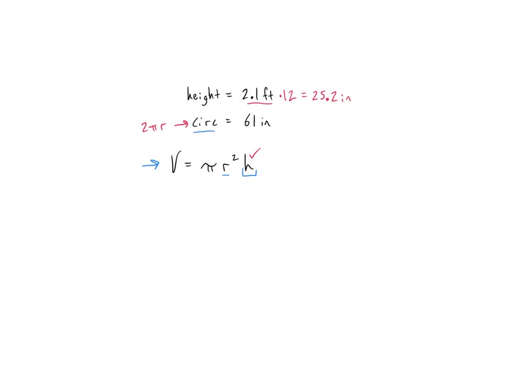 The volume of a tree stump can be modeled by considering it as a right ...