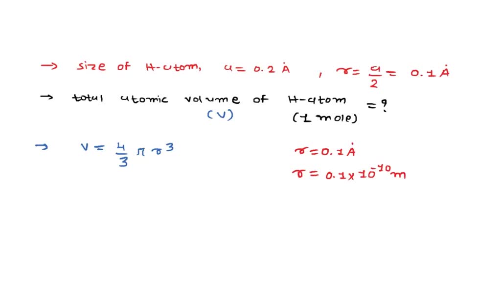 SOLVED: The unit of length convenient on the atomic scale is known as ...