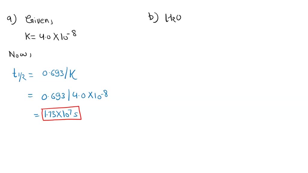 SOLVED: the decomposition reaction of hydrogen peroxide(H2O2) into ...