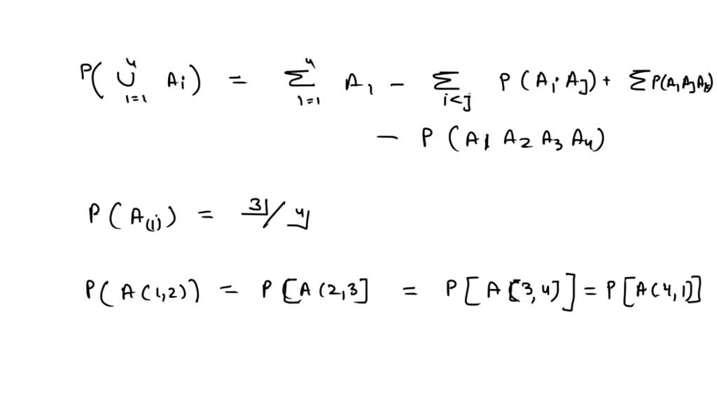 SOLVED: Consider the 24 possible arrangements (permutations) of the 1 ...
