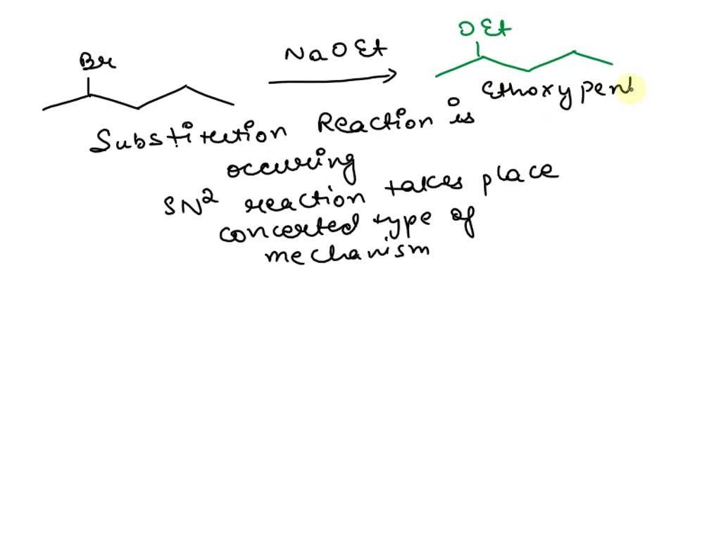 SOLVED: The structure of 2-bromopentane is shown below: (a) Draw the ...